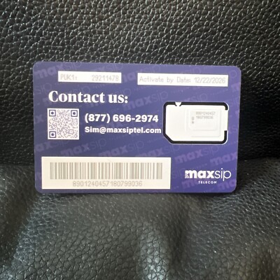 T Mobile / Maxsip Telecom - 3 In 1 Sim Card - Micro - Nano - Ready 2 ...