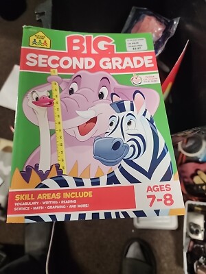 School Zone - Big Second Grade Workbook - 320 Pages, Ages 7 to 8, 2nd ...