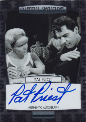 2012 PRESS PASS ESSENTIAL ELVIS PAT PRIEST AUTOGRAPH AUTO "EASY COME ...
