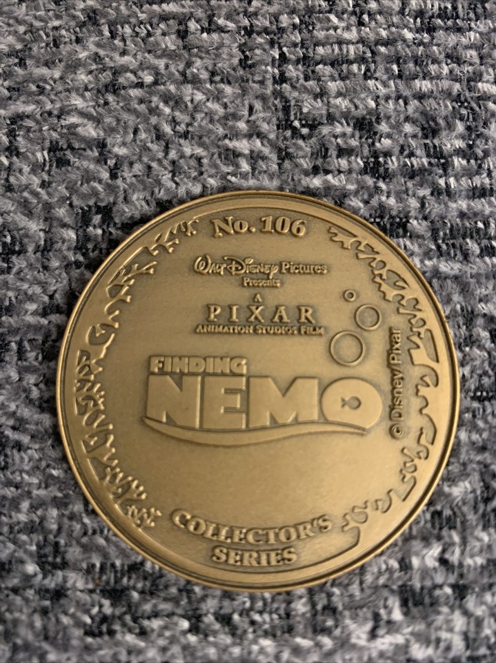 Vintage 2003 Disney Finding Nemo And Marlin Collectors Coin | eBay