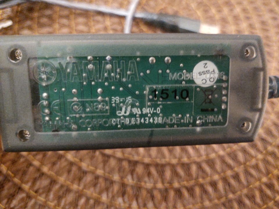 YAMAHA UX16 USB MIDI Interface Cable Cord PC Mac Adapter Compatible ...