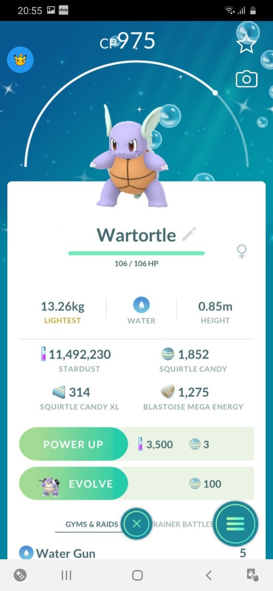 Shiny Wartortle