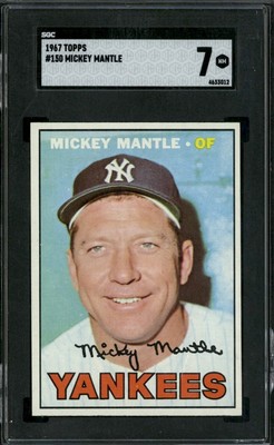 1967 Topps #150 Mickey Mantle - SGC 7 | eBay