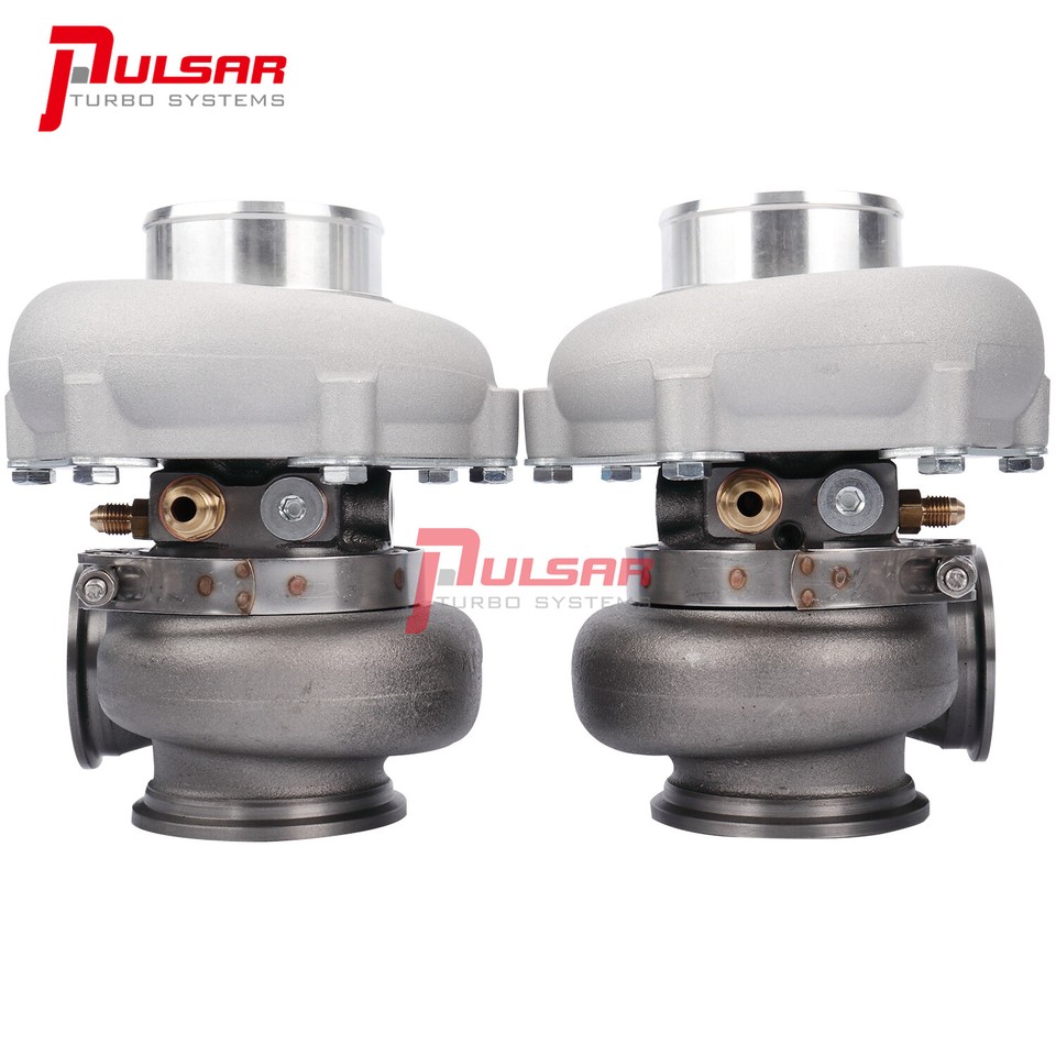 Pulsar Turbo 4849G Dual Ball Bearing Mirror Turbo+Vband to T4 Adaper*2 ...