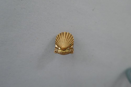 Shell Oil Employee Pin 10k Solid Gold 10 Years | eBay