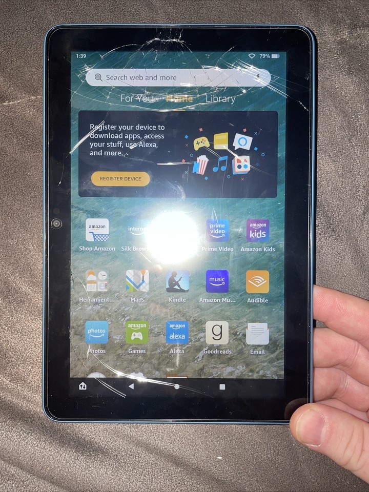 Amazon Fire HD 8 32GB Tablet Wi-Fi 8 Inch 2020 10th Gen - BLUE ...