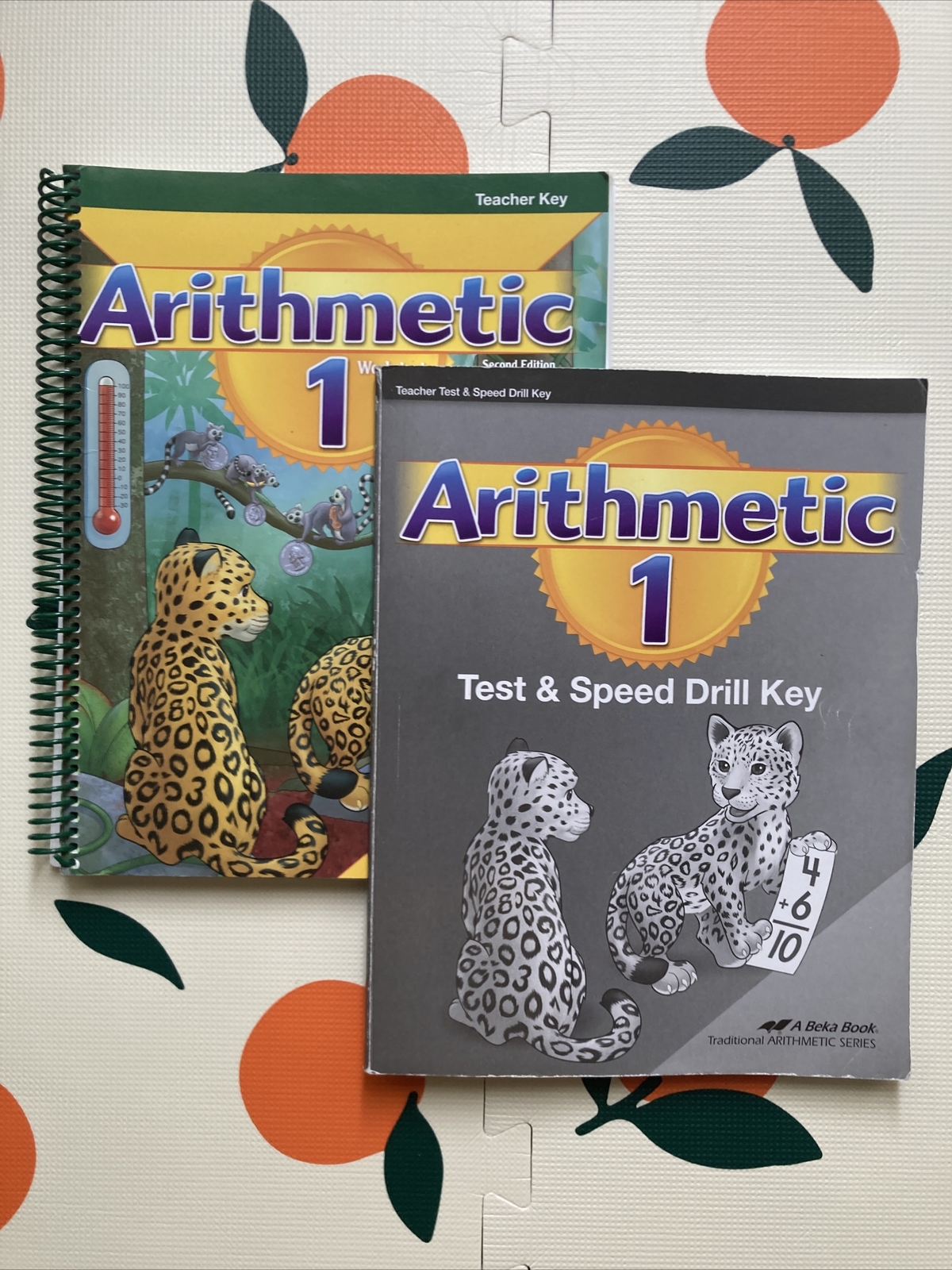 A Beka Books Arithmetic 1 Teacher Key And Test Speed Drill Key Bundle ...
