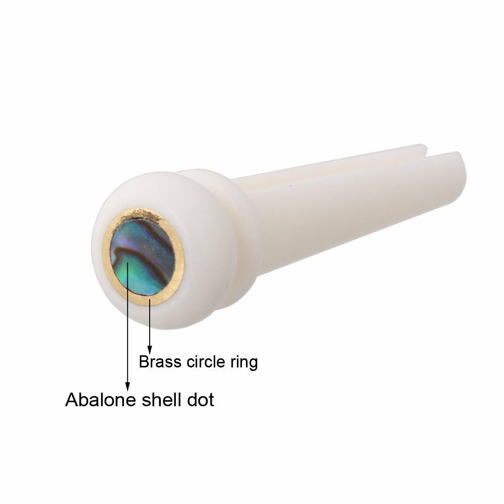 Set Of Guitar Saddle Nut Pin Acoustic Bridge Luthier | eBay