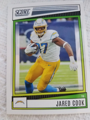 JARED COOK CHARGERS 2022 PANINI - SCORE FOOTBALL CARD #135 | eBay