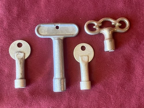 Vintage Square Valve Keys Gas Radiators Water Steampunk Lot of 4 | eBay