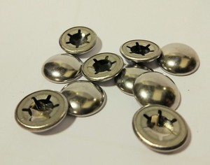 10pcs x 8mm 5/16" Capped Starlock Washers Push on Fasterns. Cap Star ...