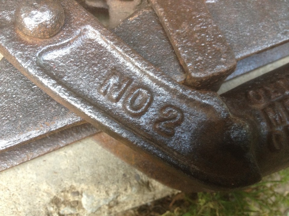 Antique Oliver MFG Co Chicago No . -2 Oliver Mechanical Jack -BEAUTIFUL ...
