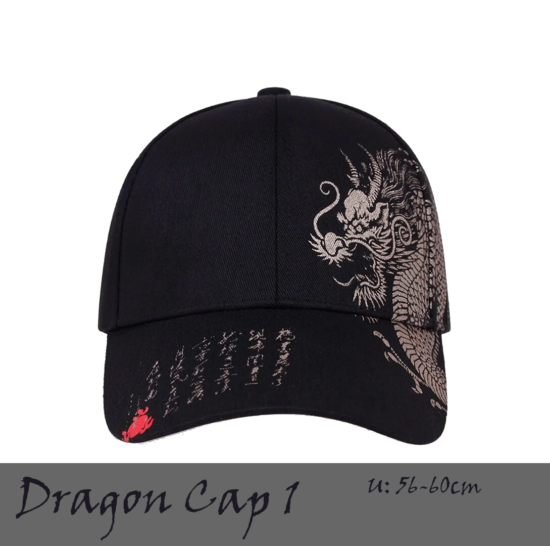Unisex Dragon Cap Drache Hip Hop chinesisch Baseball Cap Hat Mütze ...