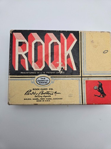 VINTAGE 1943 ROOK CARD GAME BY PARKER BROS. 100% COMPLETE WITH ...