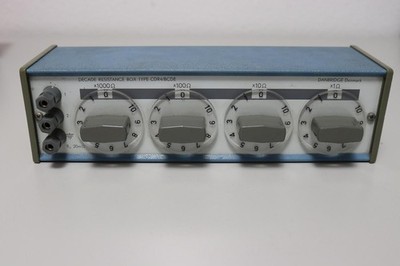 Danbridge Precision Decade Resistance Box CDR4 /BCDE Widerstandsdekade ...
