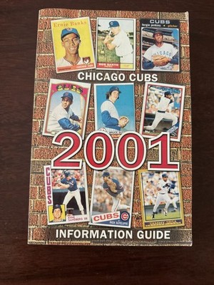 2001 Chicago Cubs - Press/Radio Media Guide - MLB Major League Baseball ...