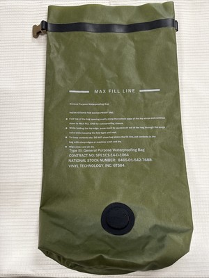 USMC Type III General Purpose Waterproofing Dry Bag Sack 18” 8465-01 ...