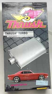 Thrush 17713 Turbo Muffler, Inlet & Outlet Diameter - 2.25" | eBay