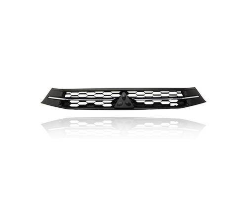 Grille for 18-19 Outlander Sport/RVR Upper Matte Black W/Chrome Molding ...