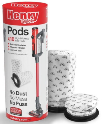 Henry Quick Stick Pods Vacuum Hoover Filter Pods NQ100 HEN100 Genuine ...