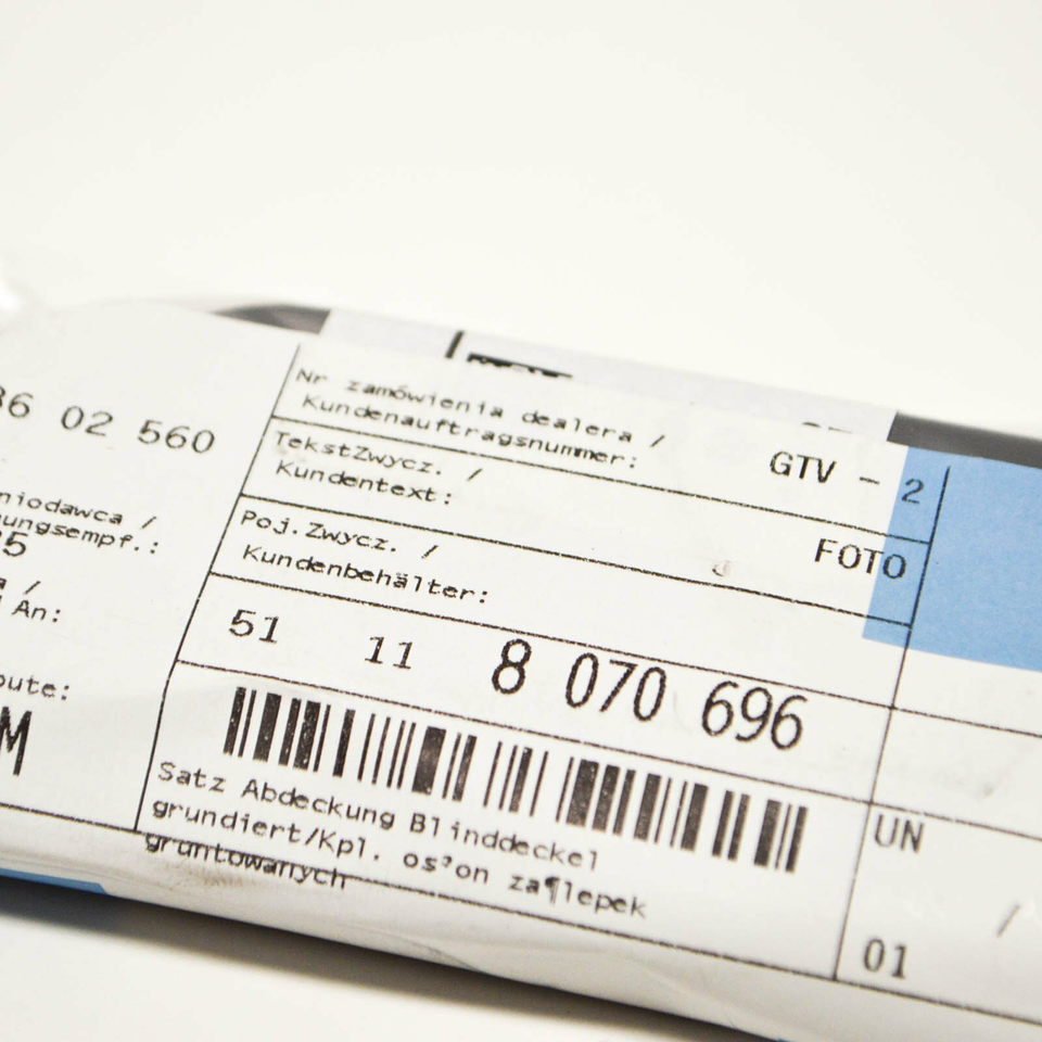 NEW BMW X3 F25 FRONT BUMPER M SPORT WASHER COVER 51118070696 8070696 ...