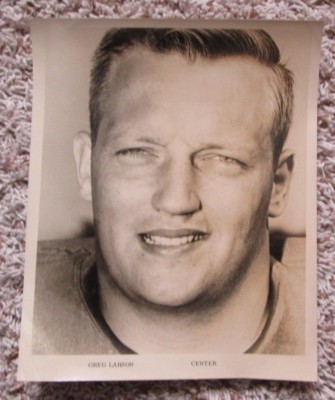 VINTAGE 1960's GREG LARSON TEAM ISSUED PRESS PHOTO NEW YORK GIANTS RARE ...