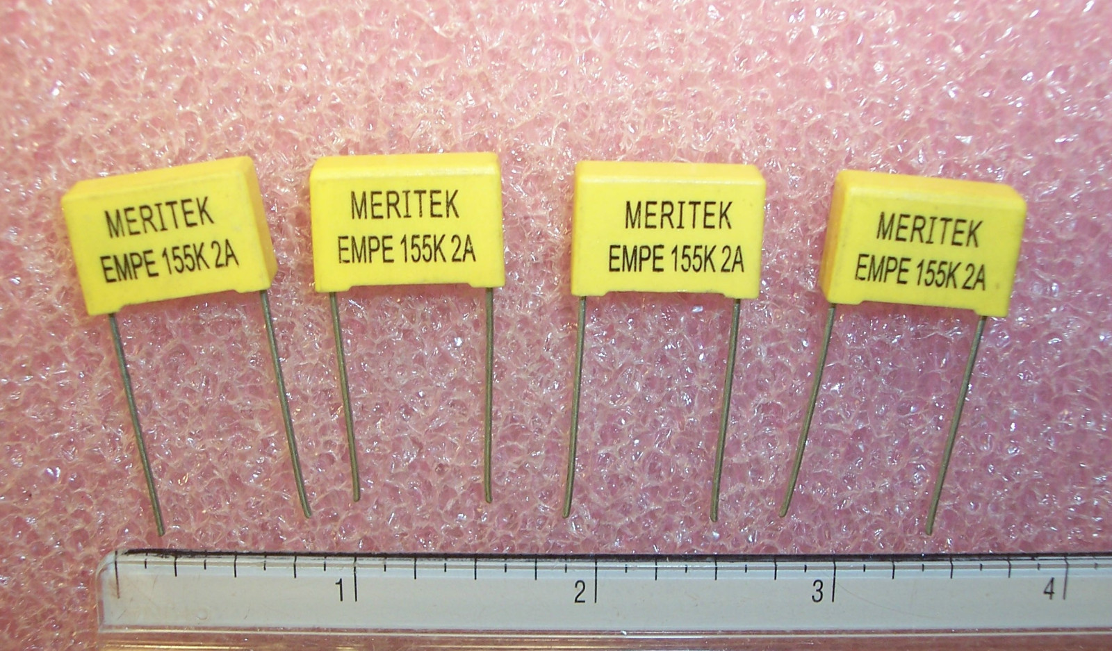 QTY (25) 1.5uf 100V 10% METALLIZED POLYESTER CAPACITORS EMPE155K2A ...