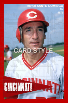 Rafael Santo Domingo - 1979 Cincinnati Reds - choose a size - color ...