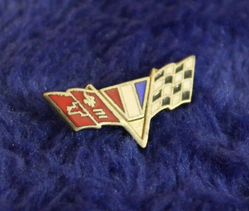 Chevy V Flag Hat Lapel Pin Accessory Impala Chevelle Camaro Nova Chevy ...