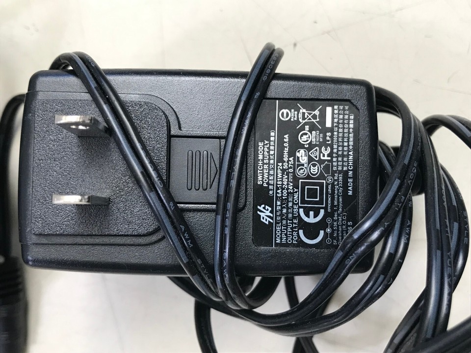 LOT 22: GENUINE ENG 6A-181WP24 SWITCH-MODE POWER SUPPLY AC/DC ADAPTER ...