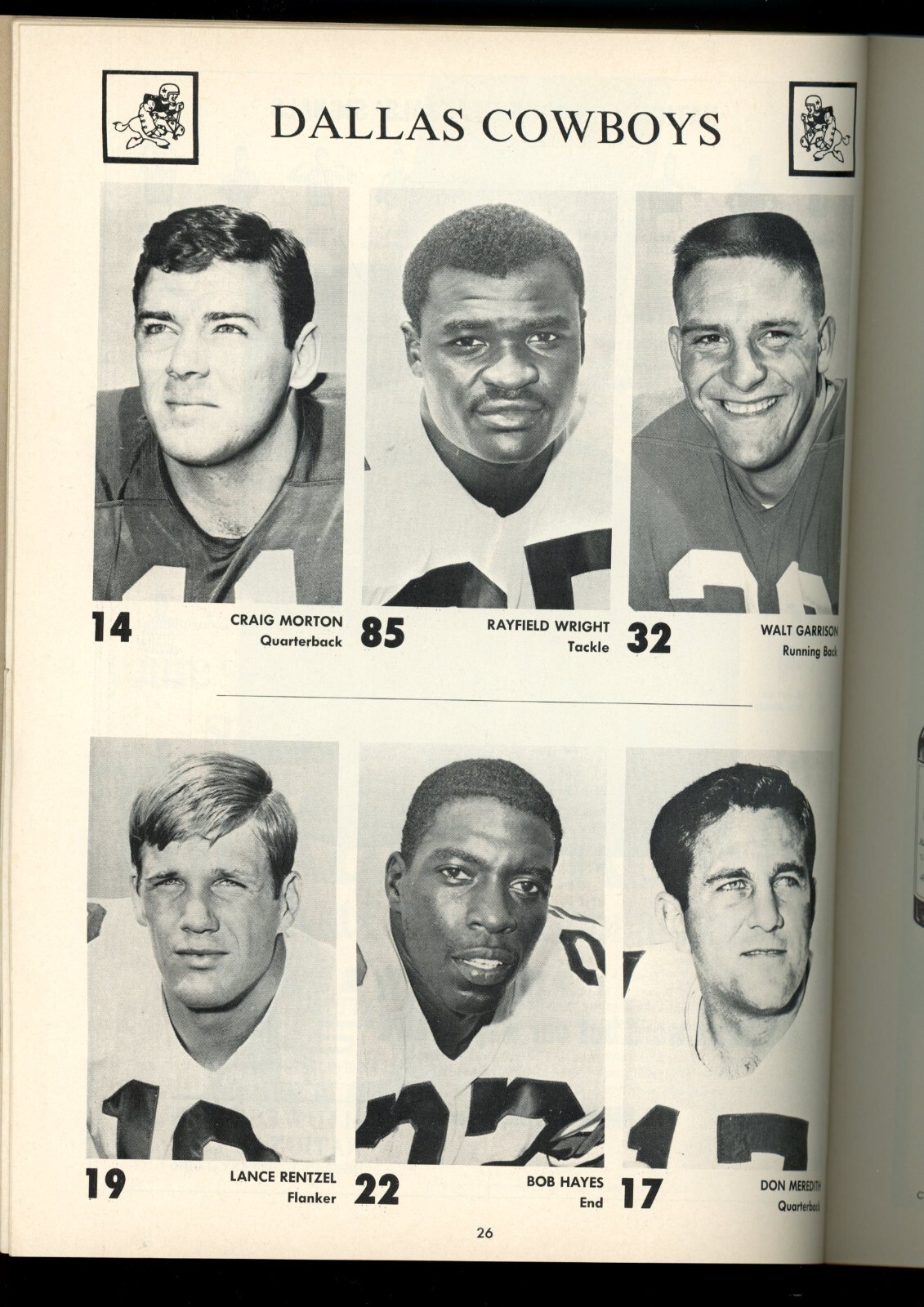 December 21st 1968 Cowboys Browns NFL Playoff Program NICE! LOOK! | eBay