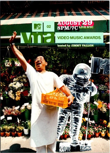 2002 MTV VMA Music Awards Jimmy Fallon Advertisement Postcard C197 ...