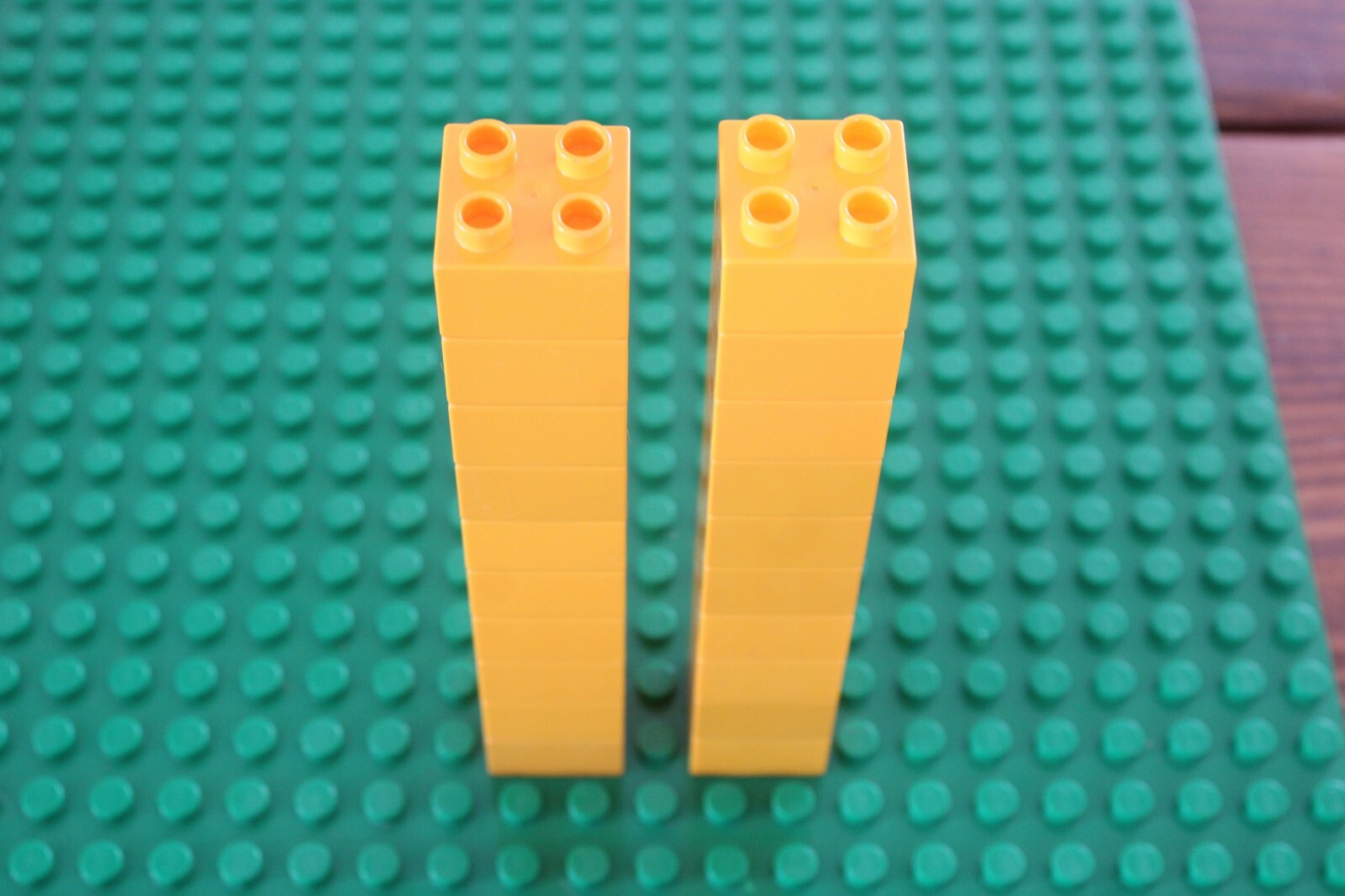 Lego Duplo 2X2 BRIGHT ORANGE Golden Brick Block Lot of 20 | eBay