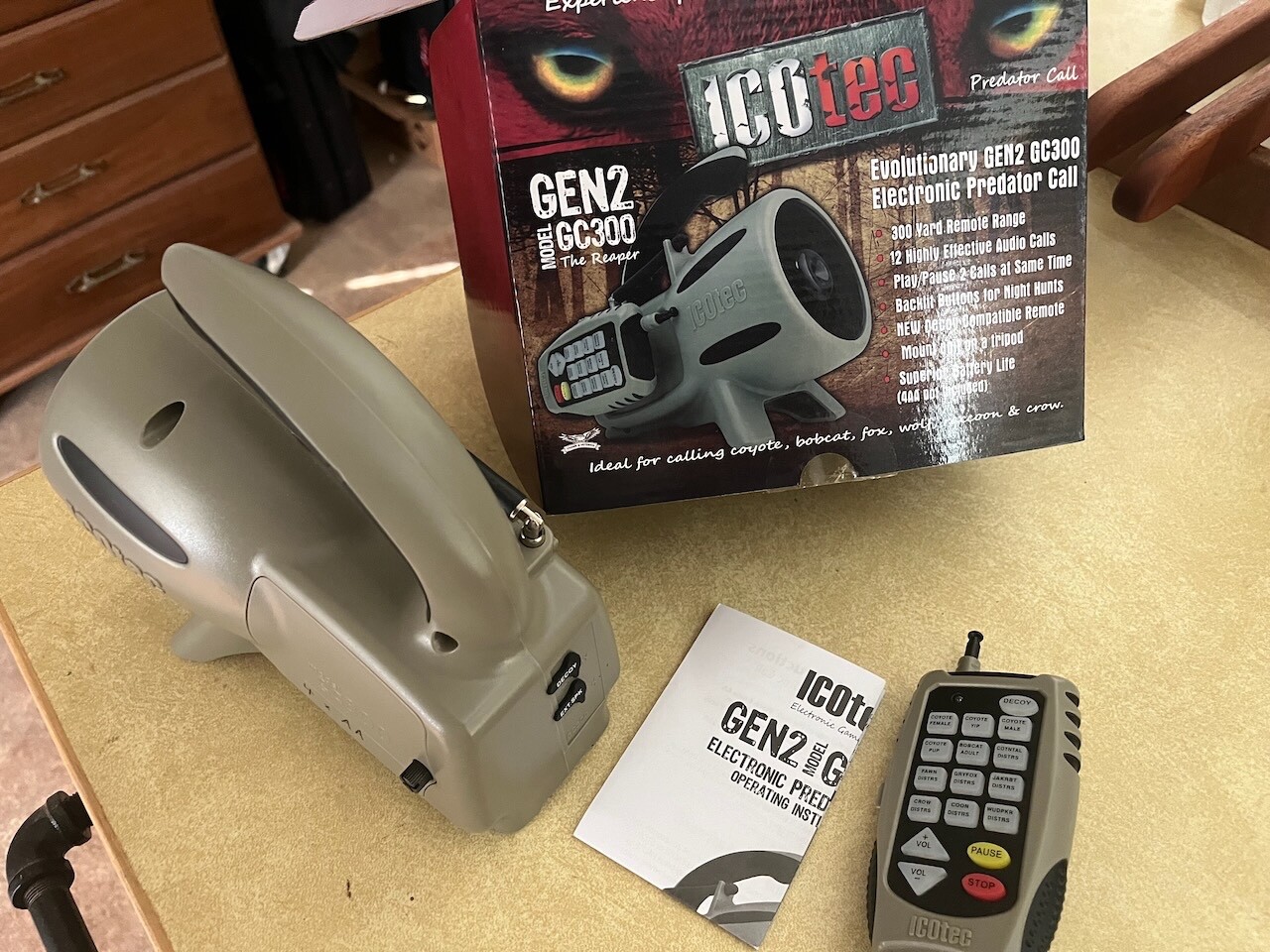 ICOTEC Gc300 Predator Hunting Electronic Call Excellent Condition ...