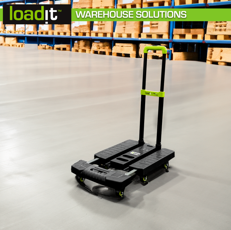 Extendable Platform Trolley, 225kg Folding Hand Truck Cart, Foldable ...