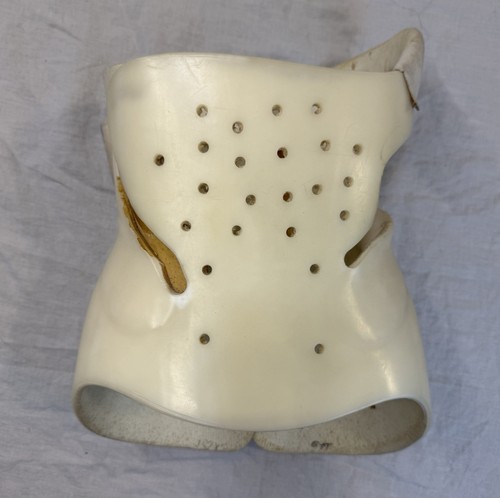 Vtg Custom Back Brace Orthosis Scoliosis Kyphosis Support Corset Style ...
