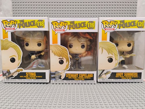 Funko Pop ! Rocks The Police Band Set #118-#119-#120 NIB. Mint ...