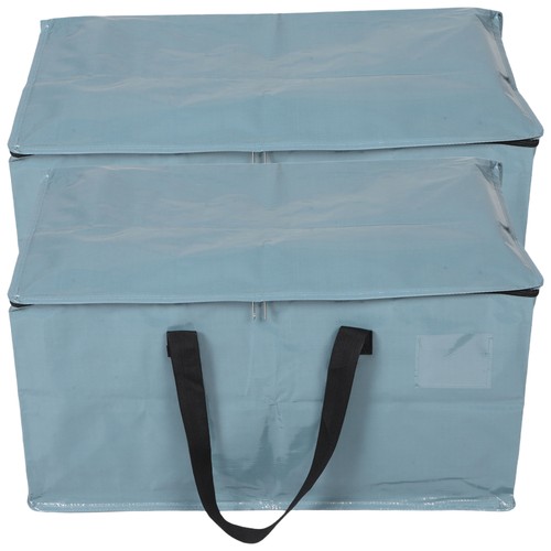 2 PCS Foldable Laundry Hamper Packing Duffle Bags for Moving with ...