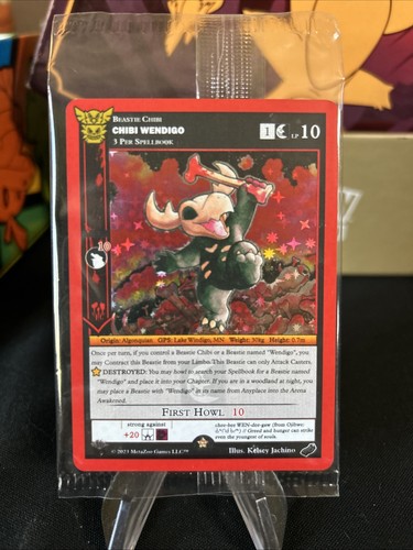Metazoo Native Big Box Promo Card - Chibi Wendigo - Sealed Brand New | eBay