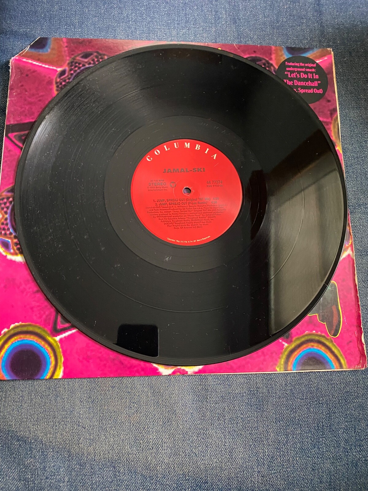 Jamal-Ski ‎– Jump, Spread Out / Poom Poom 1993 Picture Sleeve 12' Maxi ...