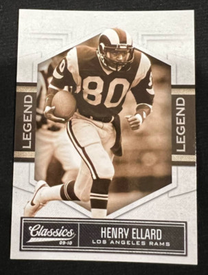 HENRY ELLARD St. Louis Rams 2010 Panini Classics Legend #221 NFL #690/ ...