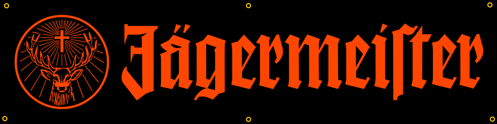 Jagermeister Flag Banner Polyester Jager 2x8ft or 60x240cm | eBay