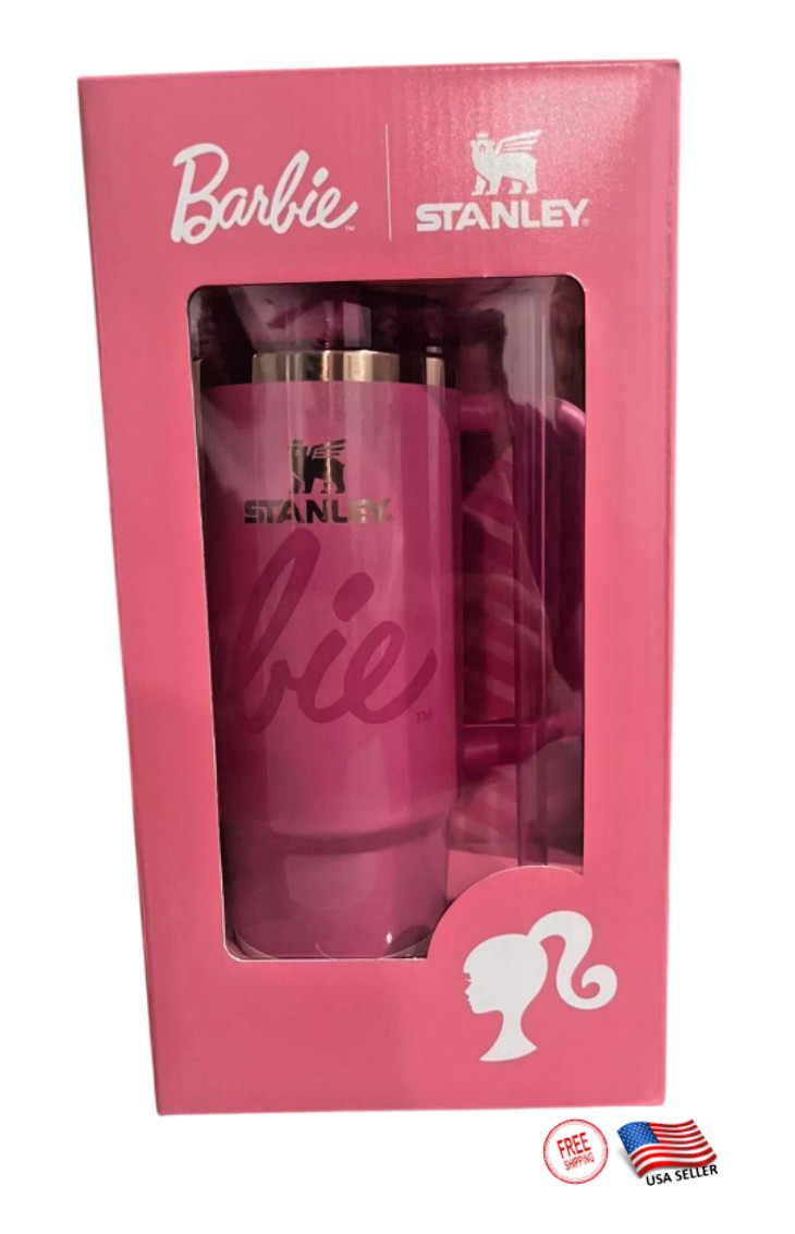 Barbie Stanley Cup 40 oz Quencher Tumbler Limited Edition Collection ...