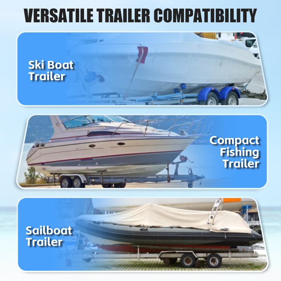 Pair 40" Boat Trailer Guide On Post W/ PVC Poles For Sailboat Trailer
