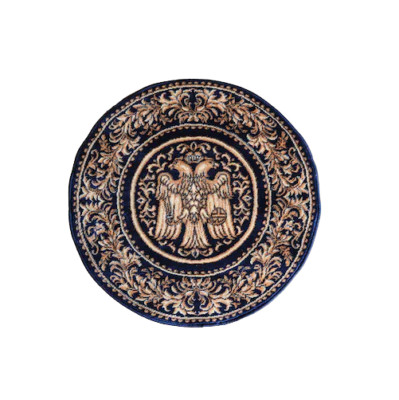 26" Greek Orthodox Byzantine Eagle Religious Christian Round Rug Carpet ...