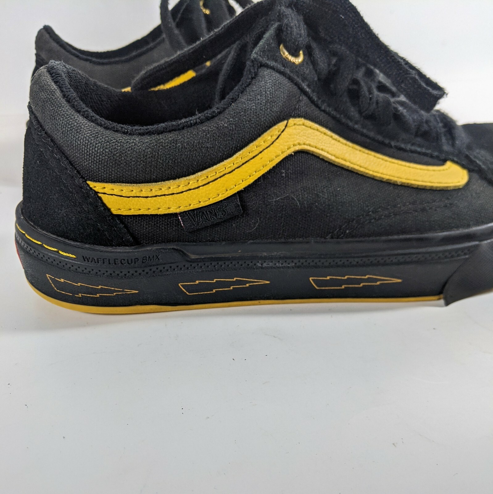 Vans PRO BMX Shoes Mens 7 Professional Black Gold Lig… - Gem