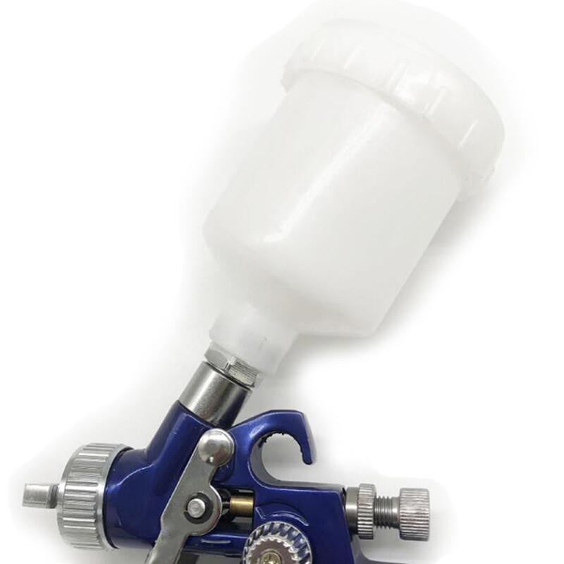 Plastic sprayer cup air gravity feed spray paint pot thread for spray ...