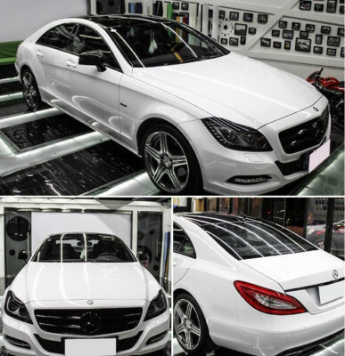 50FT x 5FT White Glossy Gloss Vinyl Film For Whole Car Wrap Sticker ...