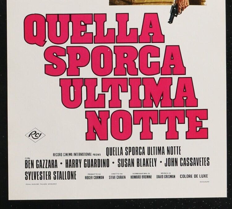 Capone (1975) Italian movie poster - Ben Gazzara - Susan Blakely | eBay