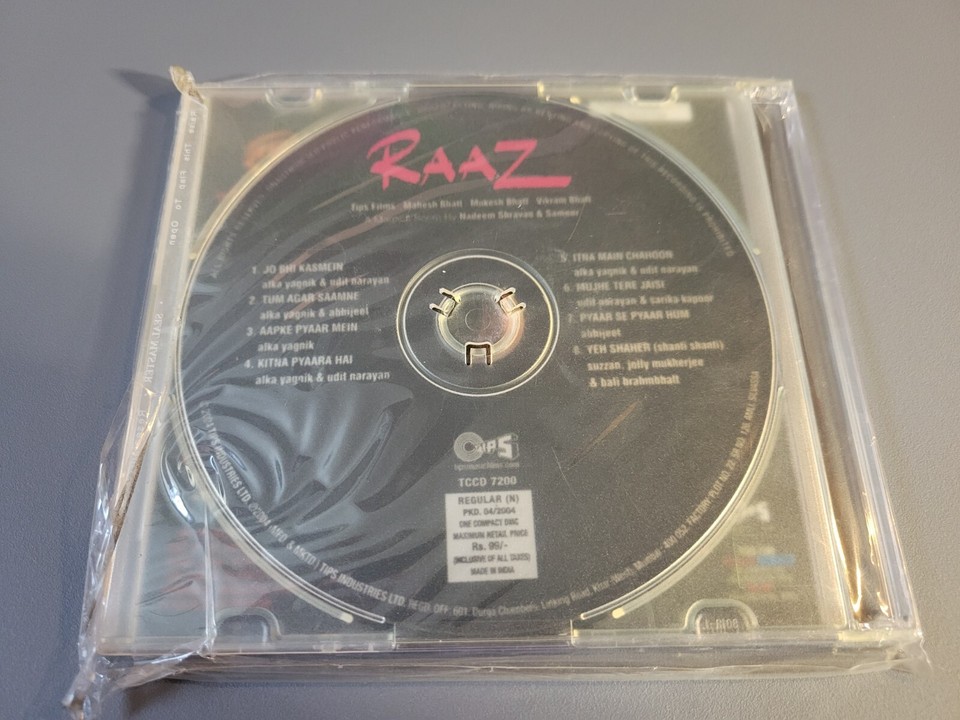 RARE Raaz Bollywood Hindi Audio CD | eBay